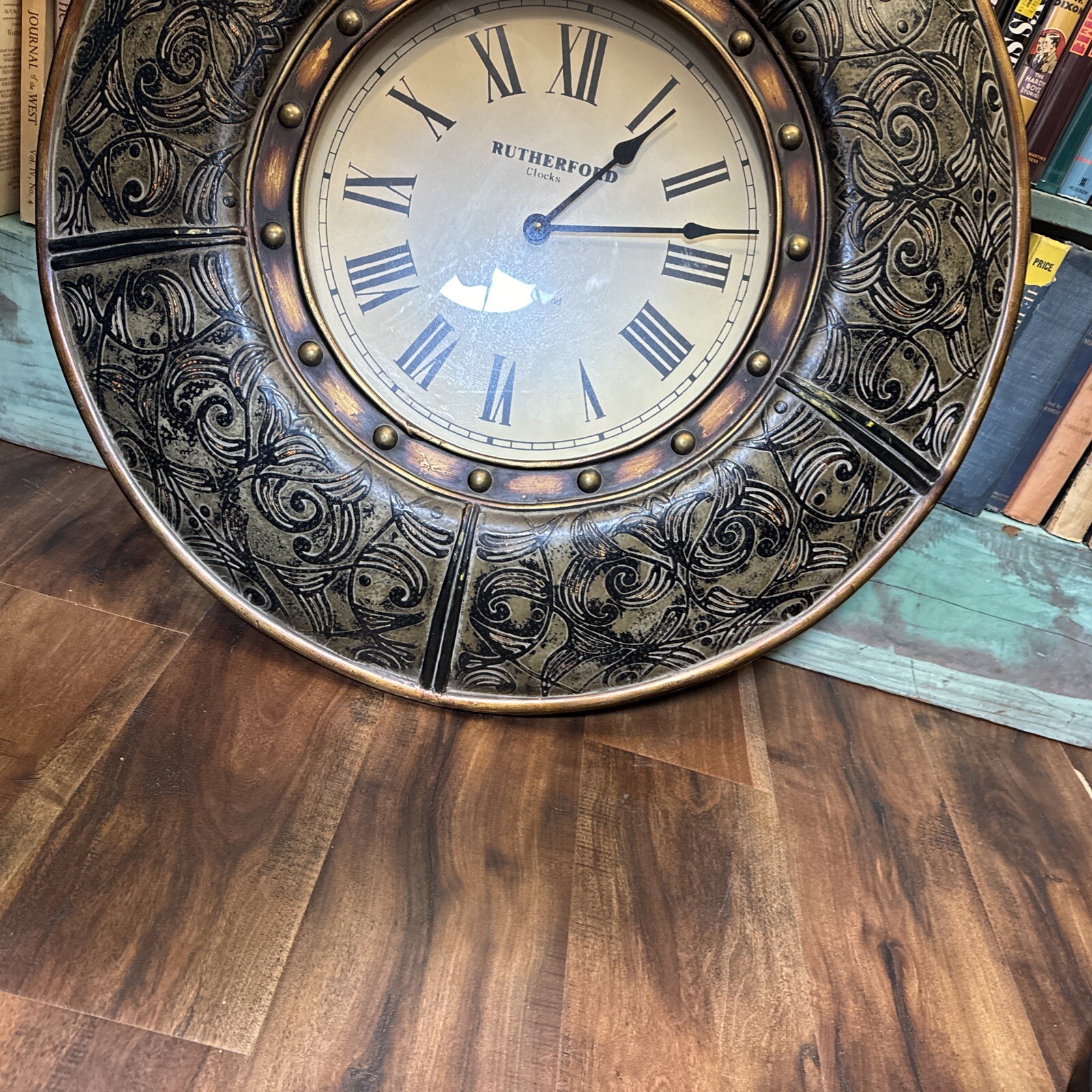 Rutherford London England 29.5 Inch Diameter 3 Inch Deep Wall Clock | eBay