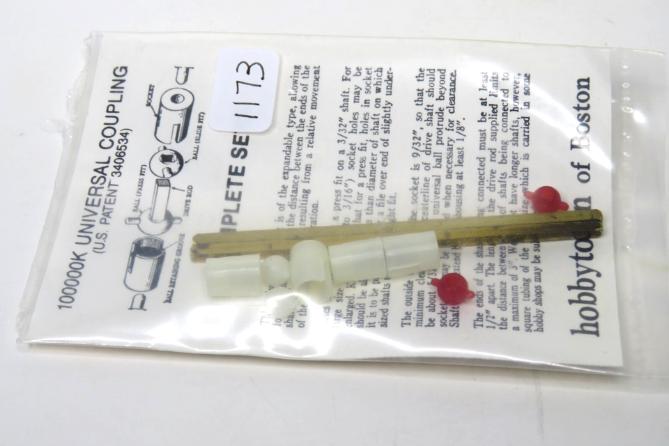 HOBBYTOWN 100000K UNIVERSAL COUPLING FOR MODEL TRAINS SEALED L-1173 | eBay
