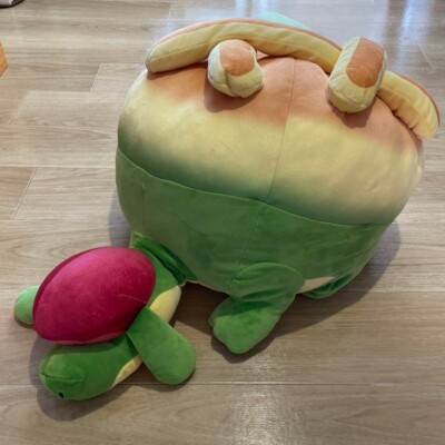 Pokemon Center Limited Appletun Life size Mocchiri Jumbo Big Fluff ...