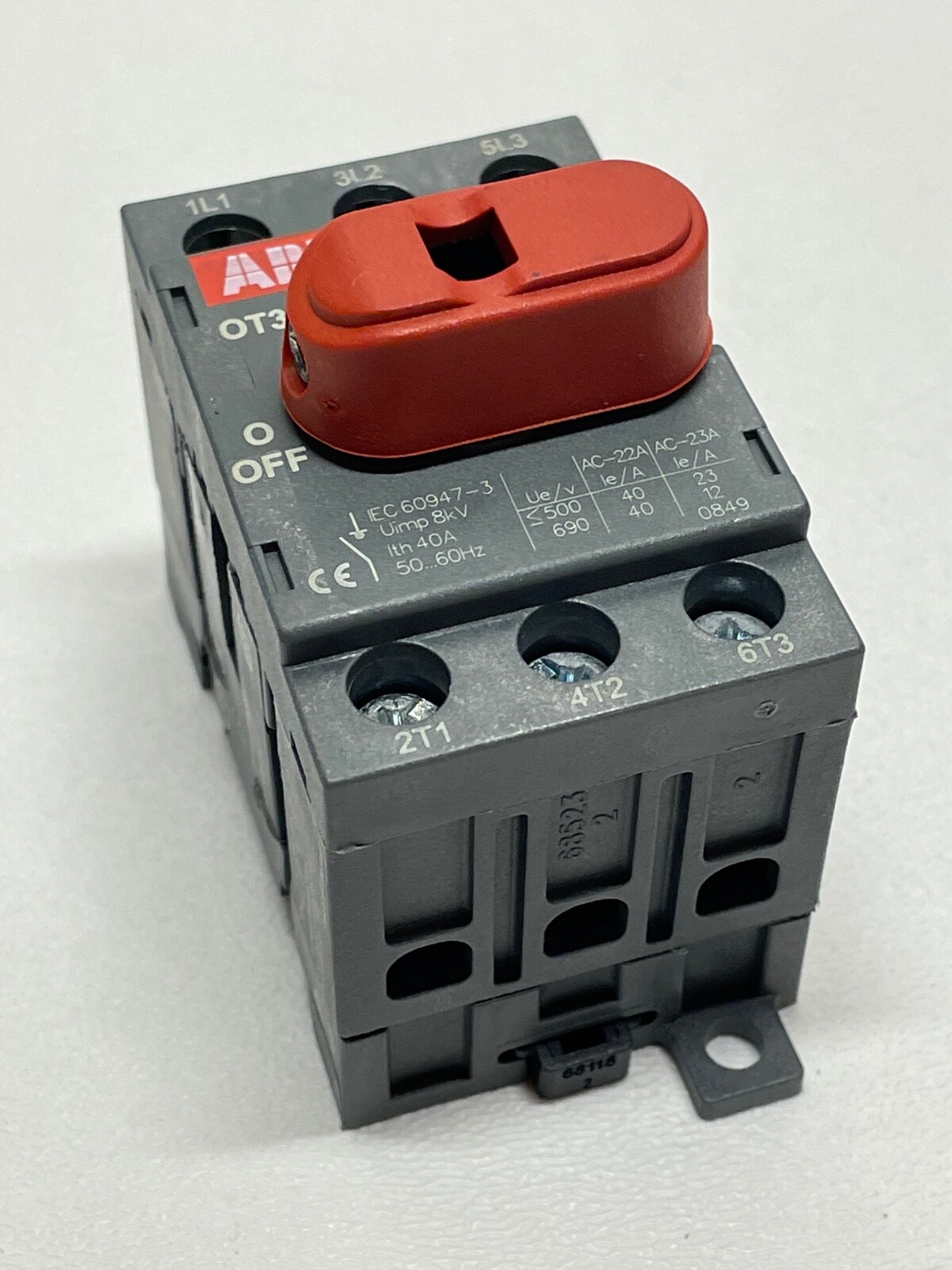 ABB (OT32E3) 40 Amp Disconnect Switch for sale online | eBay