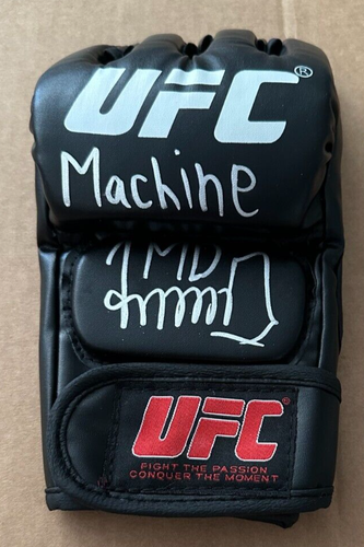MERAB DVALISHVILI SIGNED UFC GLOVE W/MACHINE BECKETT COA AUTHENTIC BAS ...
