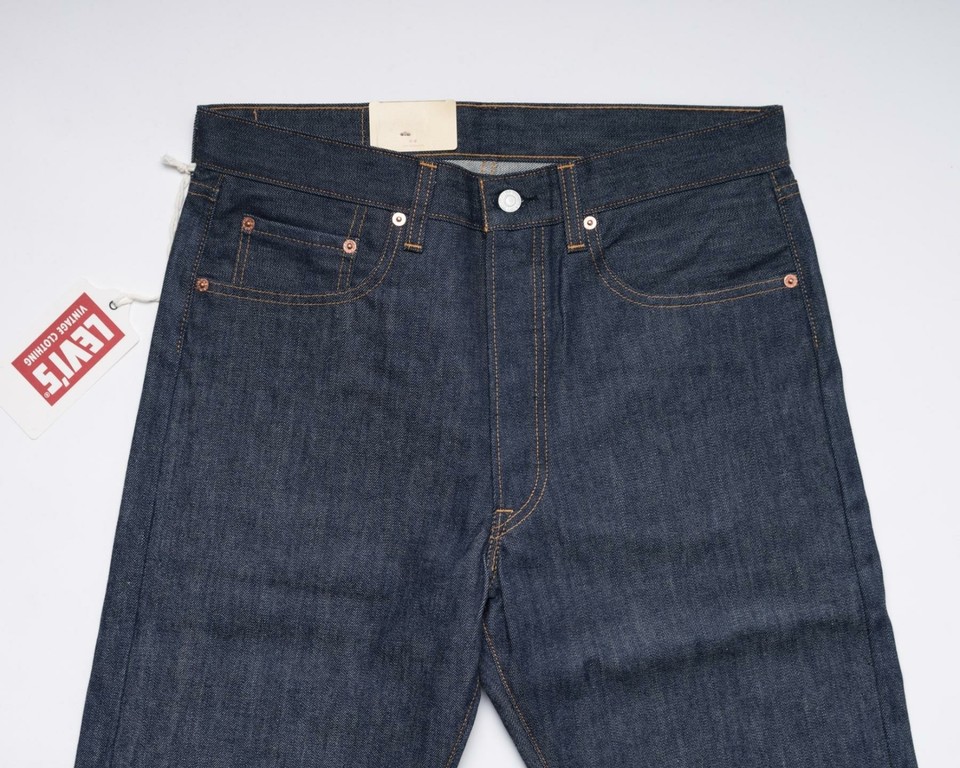 LVC Levi’s Vintage Clothing 501 1976 Raw Selvedge Slim Fit Denim Jeans ...