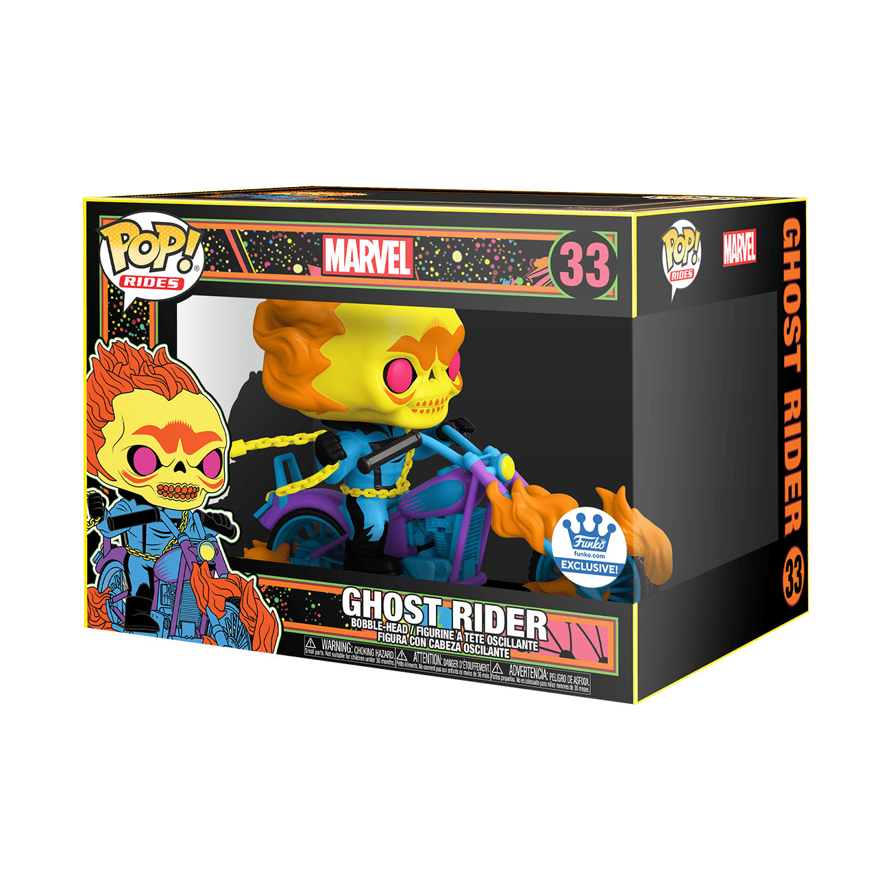 Funko Pop! Rides: Marvel - Ghost Rider - Funko (Exclusive) #33 for sale ...