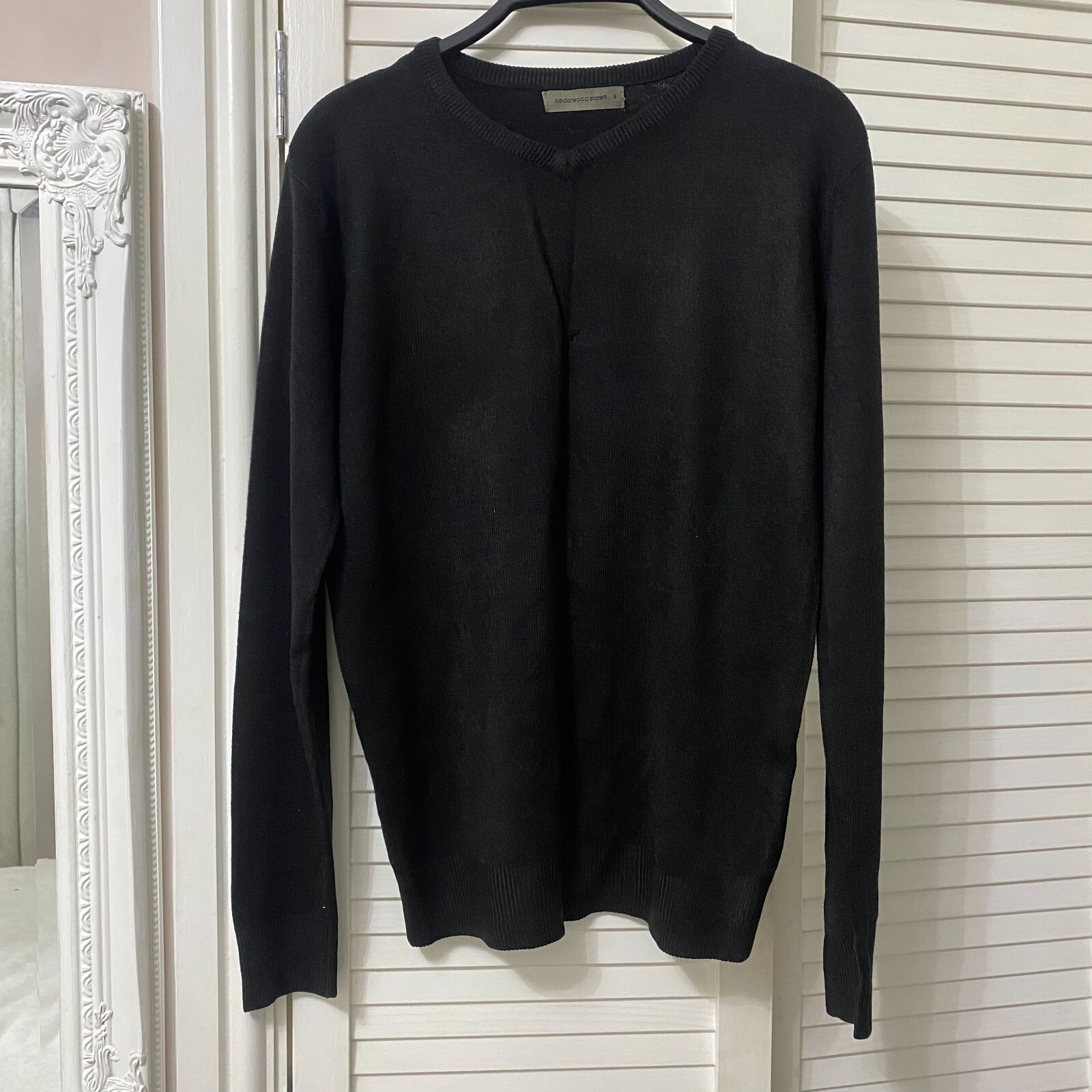 Cedarwood State / Black Over throw Jumper Size S Small | eBay UK