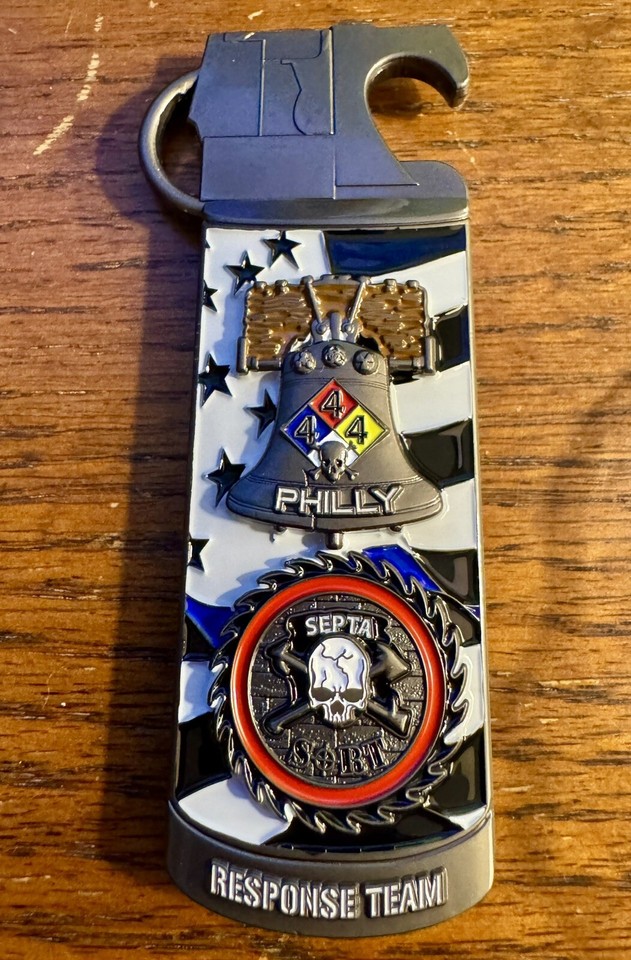Septa Transit Police Special Operations Challenge Coin - Swat Cbrne Cut ...
