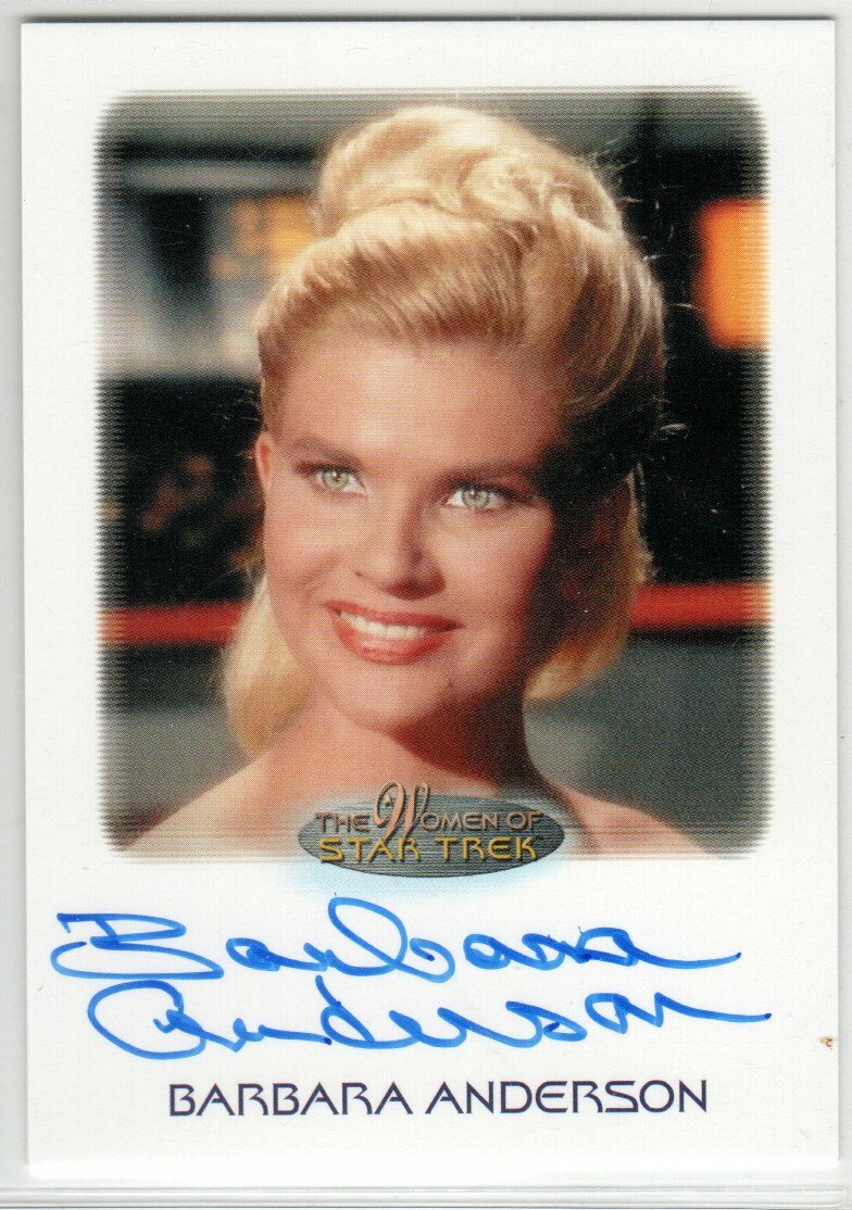 WOMEN OF STAR TREK ART & IMAGES Barbara Anderson Lenore Karidian WOST ...