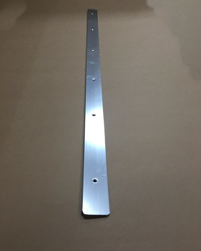 BRIGHT SILVER Kitchen Worktop Breakfast Bar End Cap Trim 30mm x 900mm ...