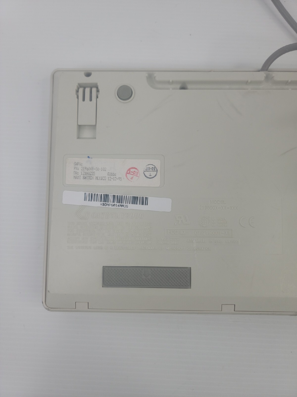 GATEWAY 2000 21960001-00-102 219600X-XX-XX MEMBRANE QWERTY VINTAGE ...