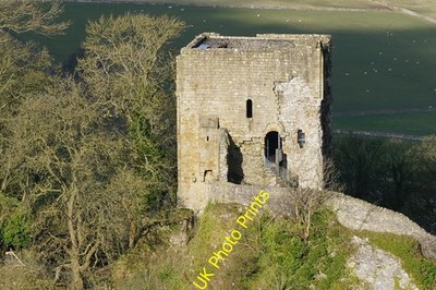 Photo A1 Peveril Castle Castleton/SK1582 Seen from the slopes above Cav ...