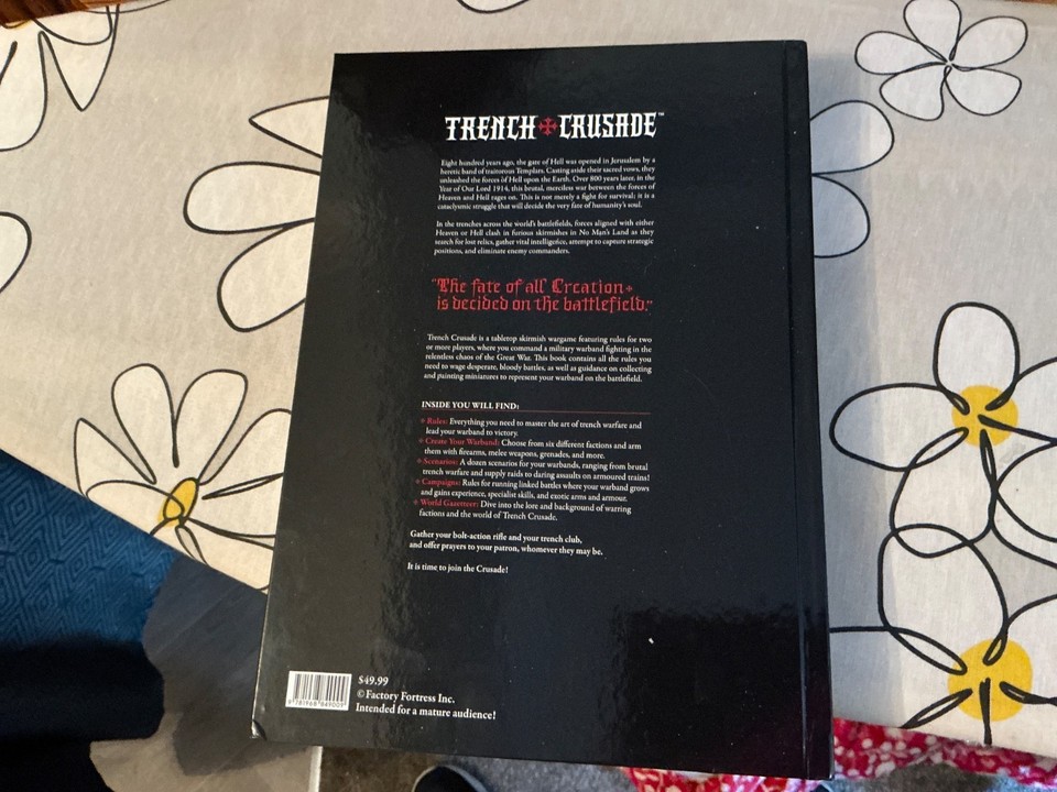 Trench Crusade Rule Book Hardback new | eBay UK
