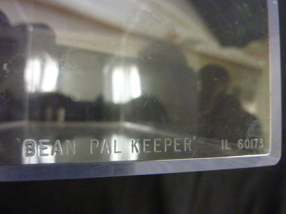ACRYLIC/PLASTIC CLEAR DISPLAY CASE FOR TY BEANIE BABIES APROX 8"X4"X4 ...