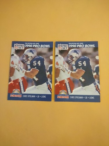 2 Card Lot 1990 Pro Set -Pro Bowl #419 Chris Spielman | eBay