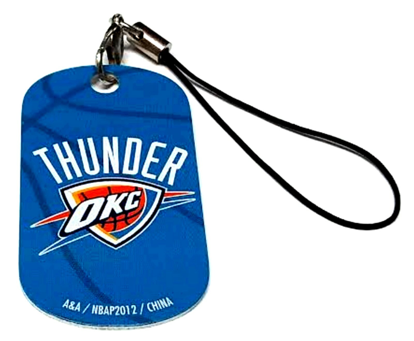 OKLAHOMA CITY THUNDER NBA MINI BASKETBALL VENDING KEYCHAIN-DANGLER ...