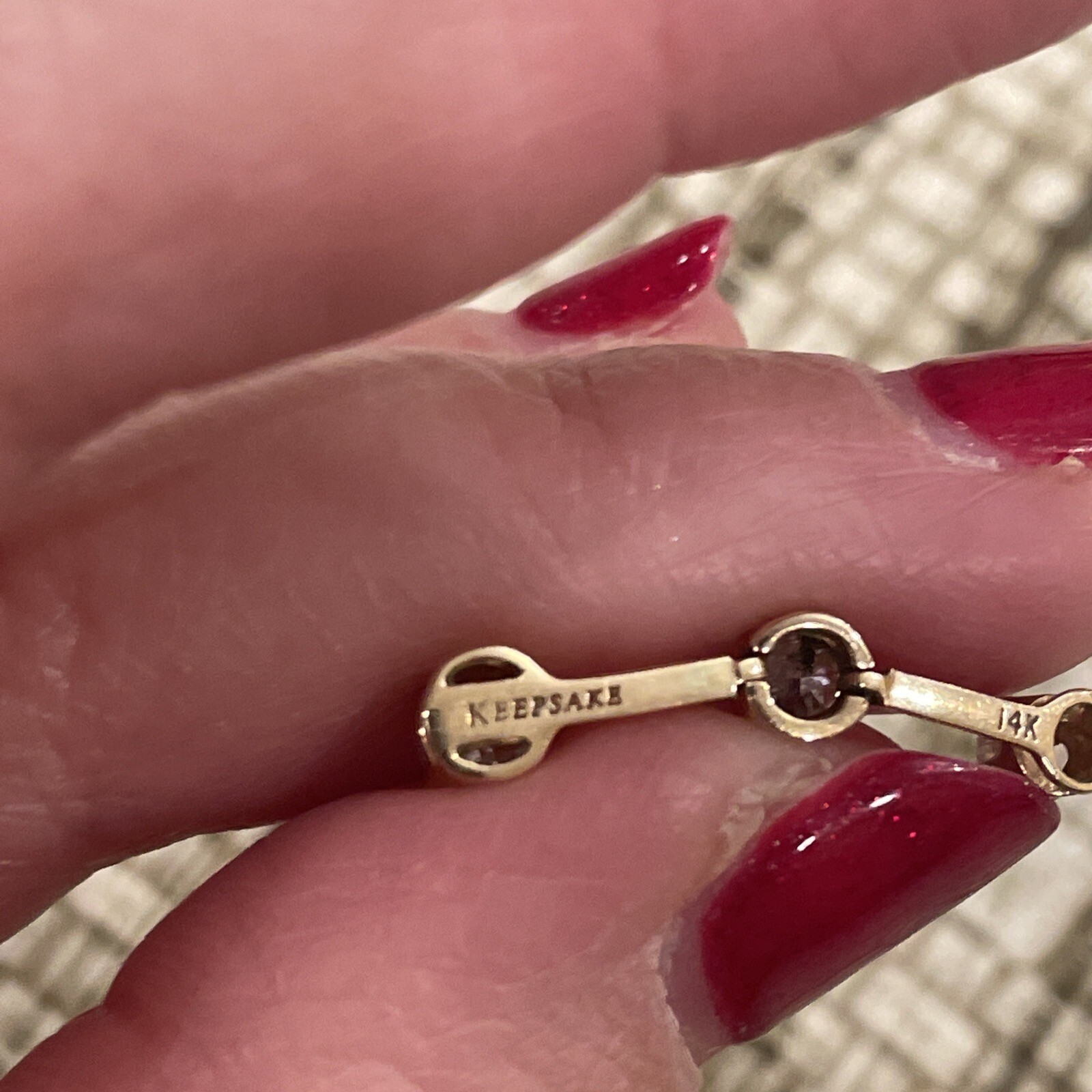 14k Gold 1 KEEPSAKE Natural Genuine Diamond Journey P… - Gem