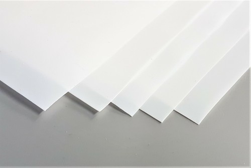 Plastic Sheet PTFE Teflon White Sheet Panel 0.25mm Thick Square 50mm to ...