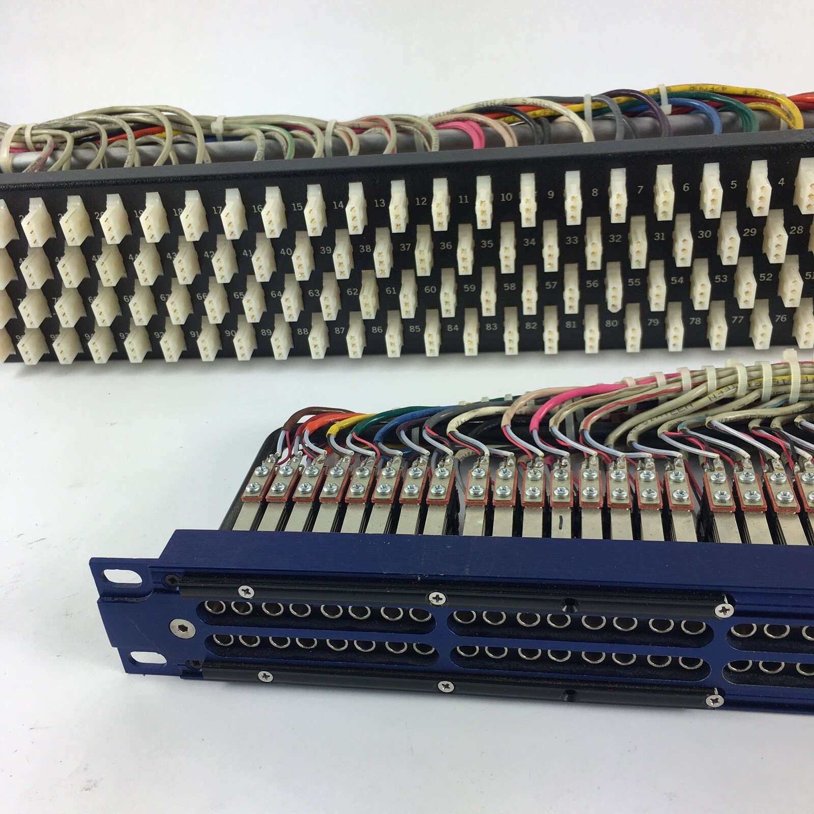 Blue Rean Neutrik TT Bantam 96 Point Patch Bay Wired e3 panel 96 ...