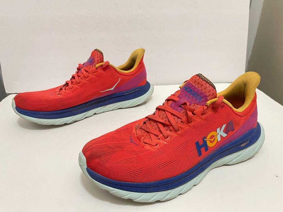 Hoka One MACH 4 Multicolor 1113528 FBLN ART PACK FIESTA SZ 14 running ...