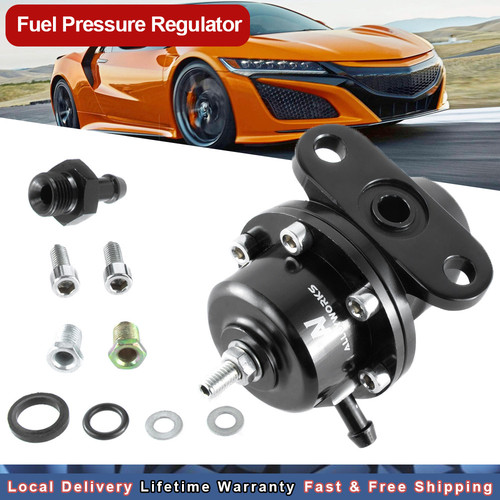 Adjustable Fuel Pressure Regulator 25-120 PSI Fit Honda Acura Civic B18 ...