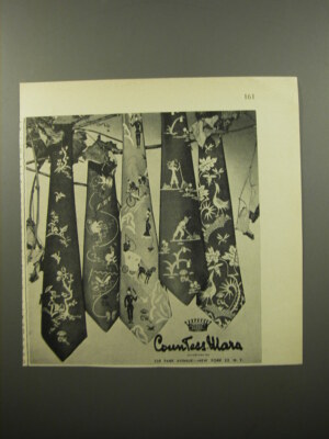1950 Countess Mara Ties - Gardening plus other patterns | eBay