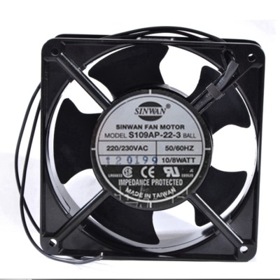 I PCS SINWAN Fan S109AP-22-3 BALL AC 220V 10W 12038 12CM 2 Wire | eBay