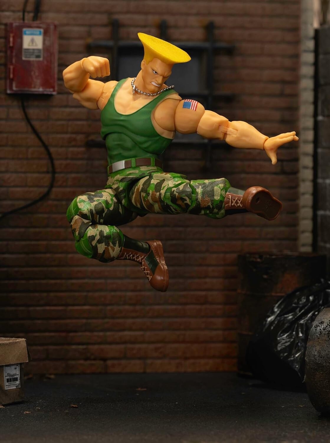 Jada Toys Street Fighter II 6" Guile Action Figure Official Licensed by ...
