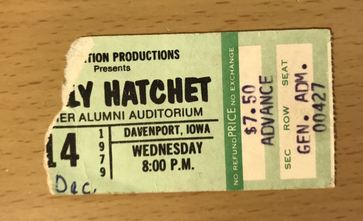 Blank Concert Ticket Stub