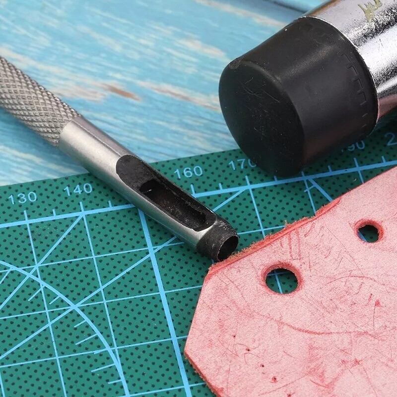 Leather Hole Punches Round Hole Punch set Hollow Punch Set DIY Leather ...