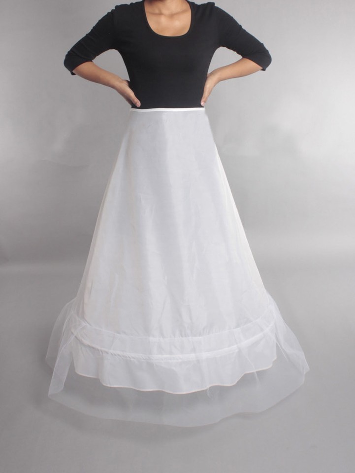 Wedding Petticoat Prom Dress Bridal Slip Hoops Skirt Underskirt ...