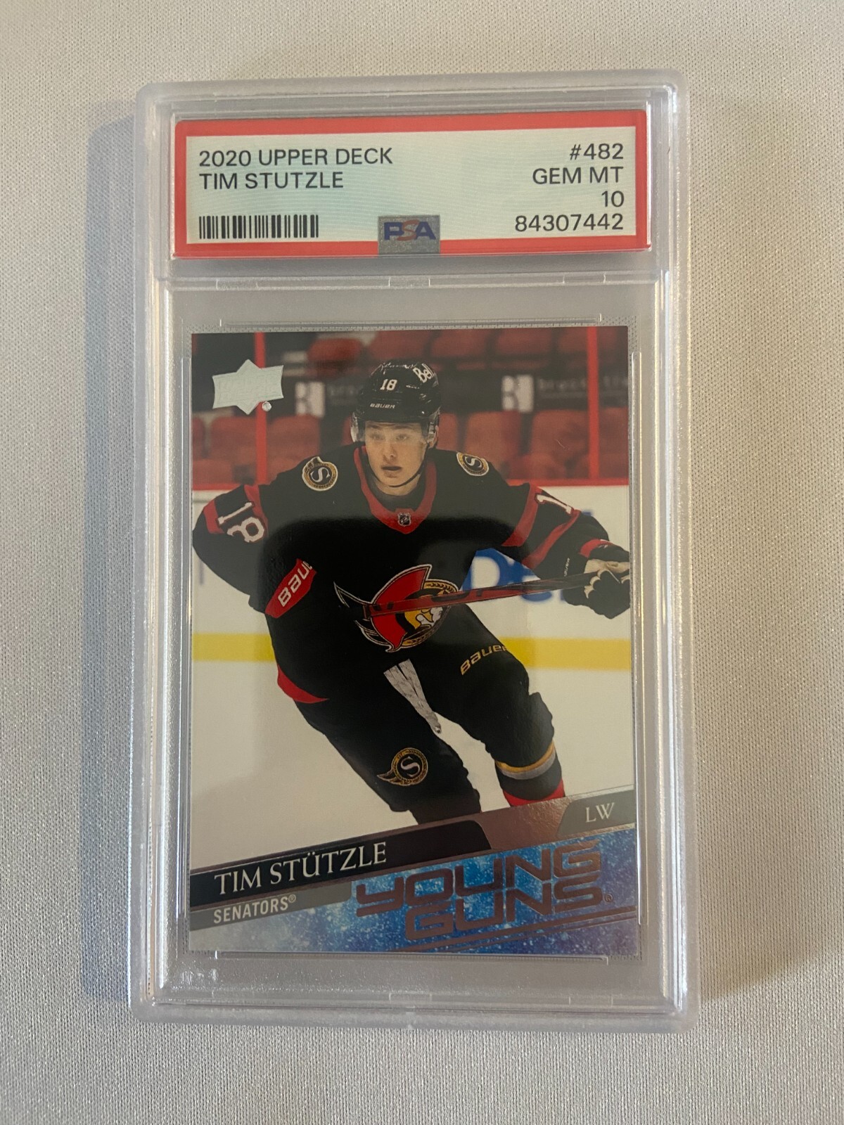 2020 Upper Deck Young Guns Tim Stutzle #482 PSA 10 #7442 | eBay