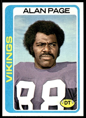 1978 TOPPS ALAN PAGE B MINNESOTA VIKINGS #406 | eBay