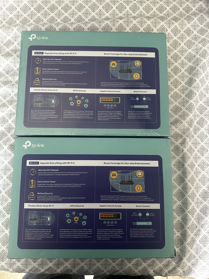 TP-Link AX1800 Wi-Fi 6 Dual Band Router Archer AX21 | eBay