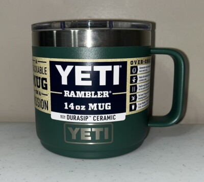 RARE YETI Rambler 14 oz Mug w/ Durasip Ceramic Lining - Northwoods ...