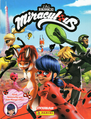 PANINI Miraculous Ladybug Hybrid einzeln Sticker/Cards Auswahl - 5 ...