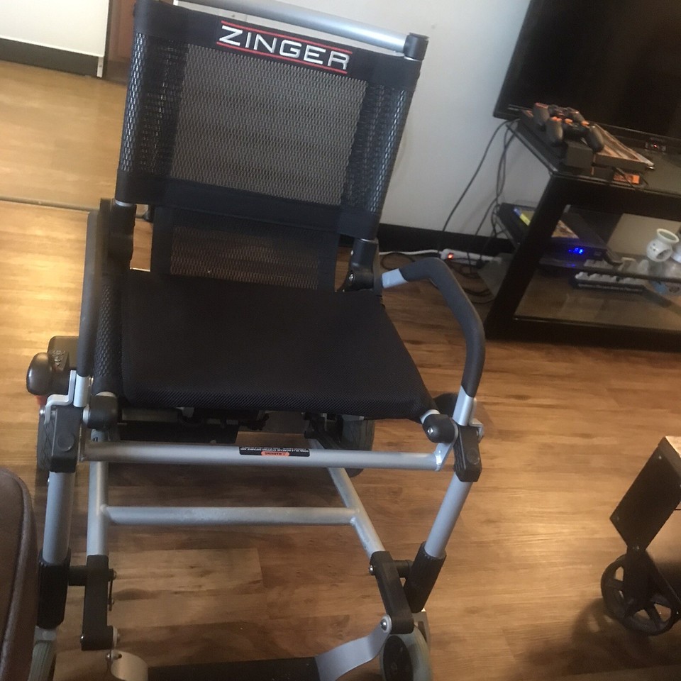 Zinger Folding Portable Power Wheelchair | eBay