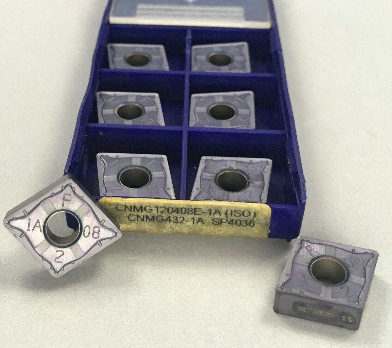 Stellram Carbide Inserts - CNMG120408E-1A -CNMG432A-1A NL30 - QTY. 10 ...