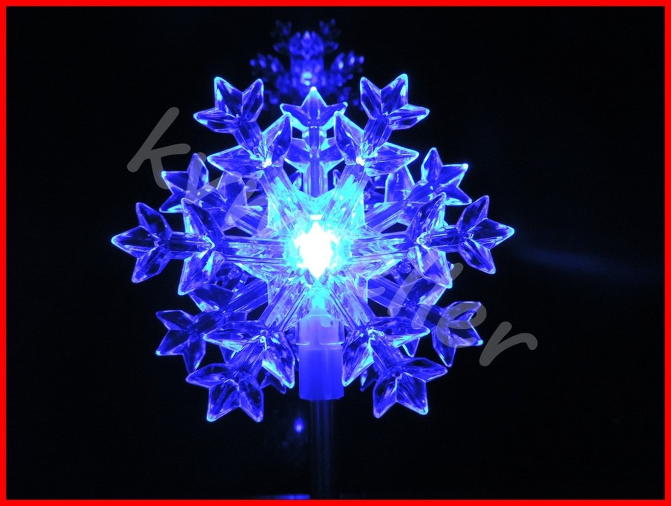 Solar Powered Garden Decor Stake Path Lawn Yard LED Outdoor Landscape ...