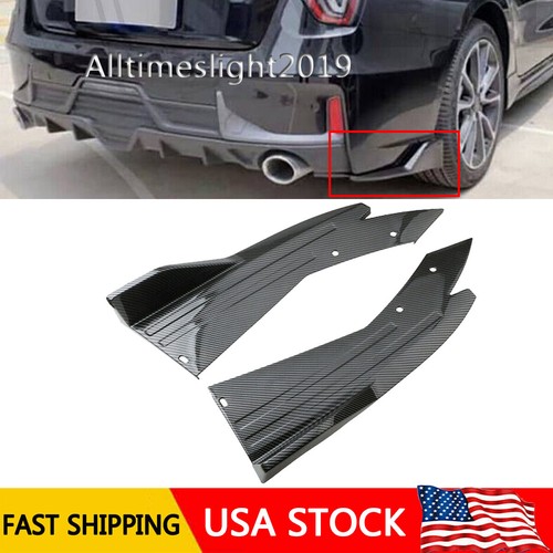 For Acura TSX TL RSX Carbon Fiber Rear Bumper Lip Diffuser Splitter ...