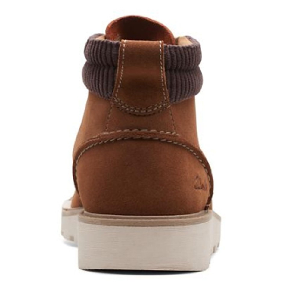 Clarks Men's Barnes Mid Oxford Boot, Cola Suede, Size 11M us | eBay