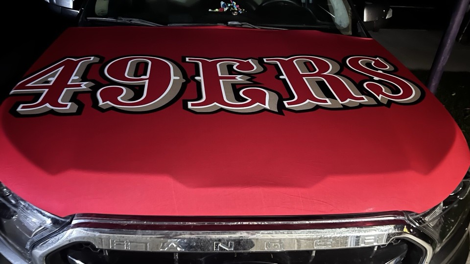 San Francisco 49er Truck Or Auto Or SuV Hood Cover (Red) | eBay