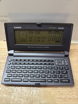 Casio Boss SF-6700SY 256KB PDA Business Organizer Scheduling System | eBay