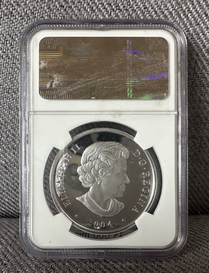 2004 Canada $20 Silver Coin Natural Wonders Northern Lights NGC PF 66 ...