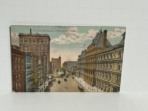 Postcard Government Square Cincinnati Ohio OH c1908 A57 | eBay