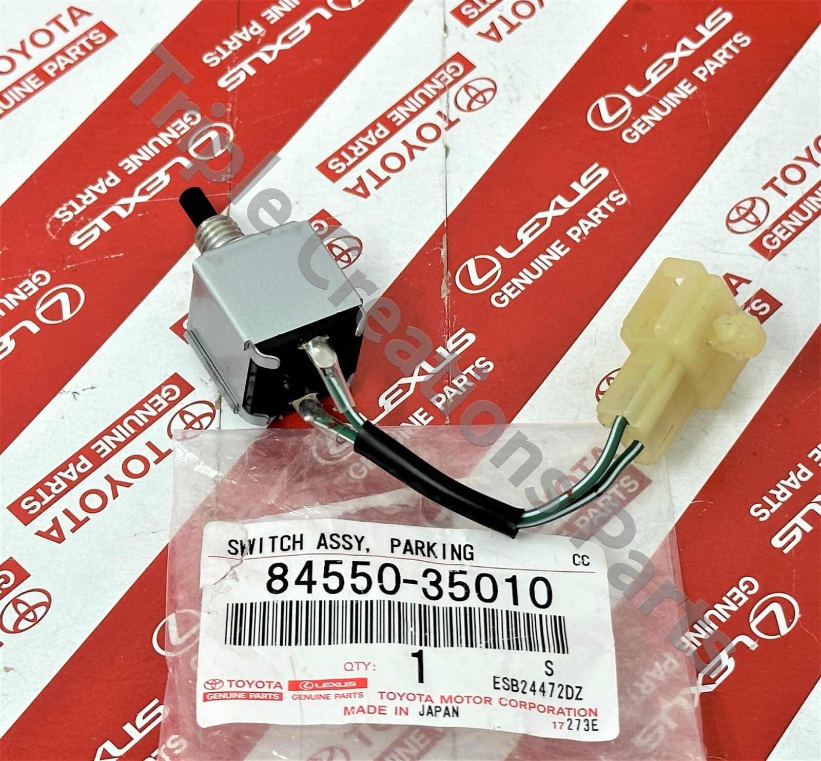 Toyota Genuine 84550-35010 Switch Assy Parking Brake 8455035010 US ...
