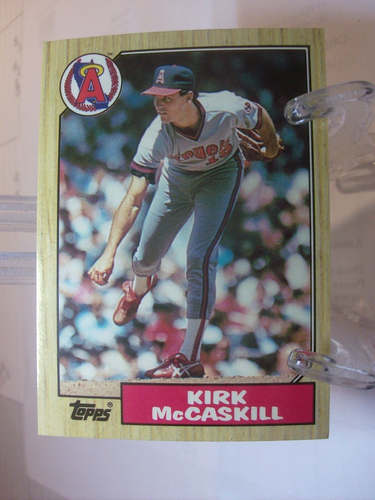 1987 Topps Collector's Tiffany #194 - Kirk McCaskill - California ...