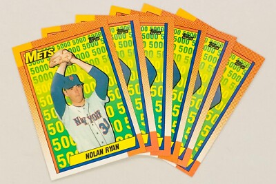 (6) Nolan Ryan 1990 Topps Baseball 5000 Strikeouts NM-MT Card Lot #2 | eBay