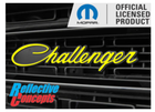 Flat Black Front Challenger Script Grille Emblem For 2008-2023 Dodge ...