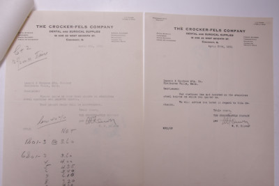 1931 Lamson Goodnow Crocker Fels Co Cincinnati OH Dental Surgical ...