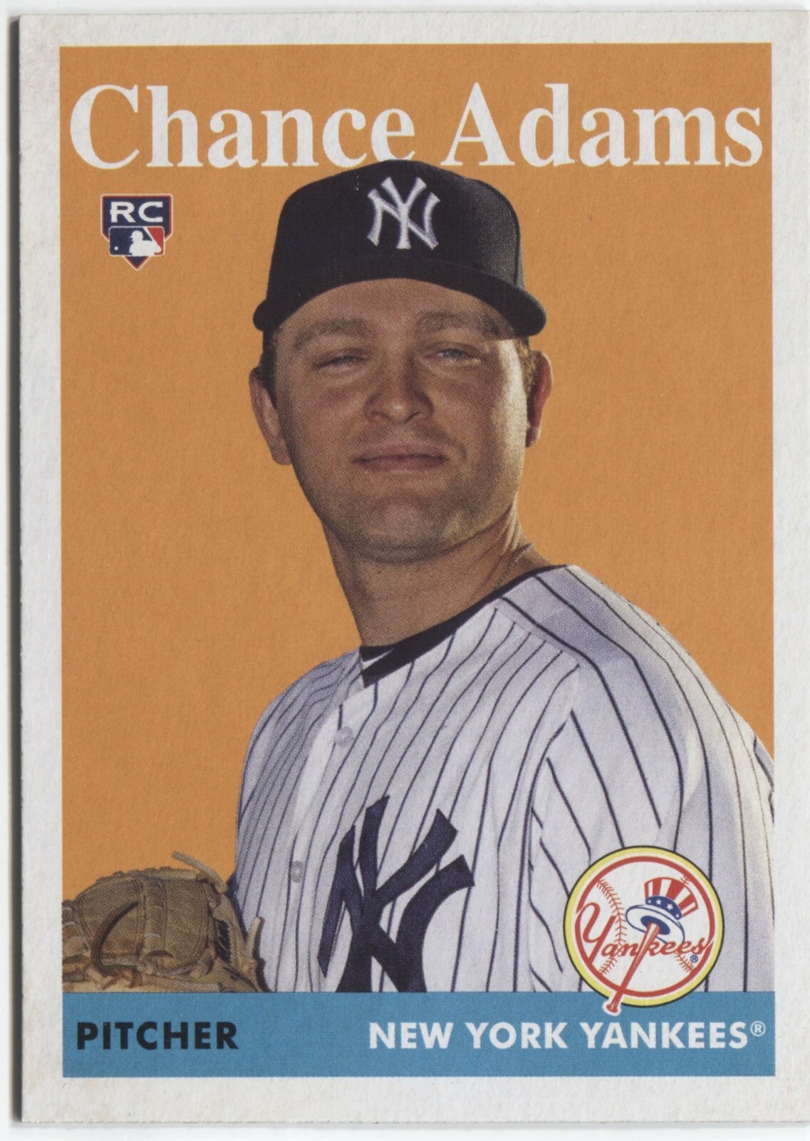 2019 Topps Archives CHANCE ADAMS RC 1958 Topps Card #9 - NEW YORK ...