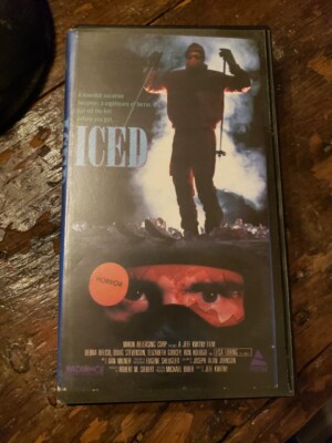 Iced VHS Ho 1988 Horror Prism Entertainment Rare Lisa Loring Debra ...