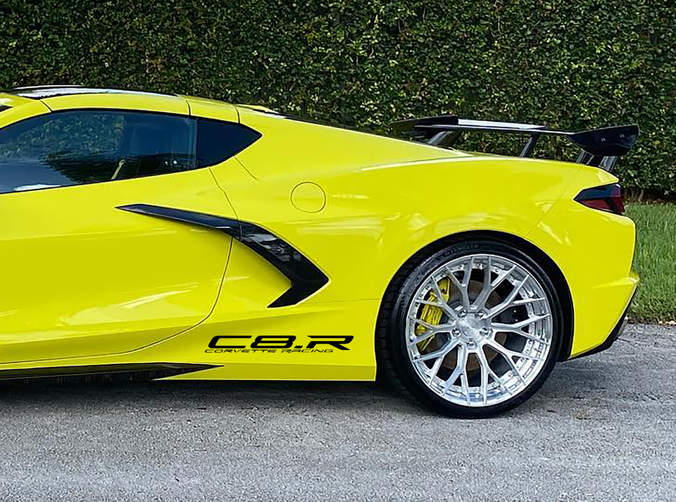 PAIR of (2) 2020-2023 C8 Corvette C8 Z51 C8R C8.R Rear Quarter Vinyl ...